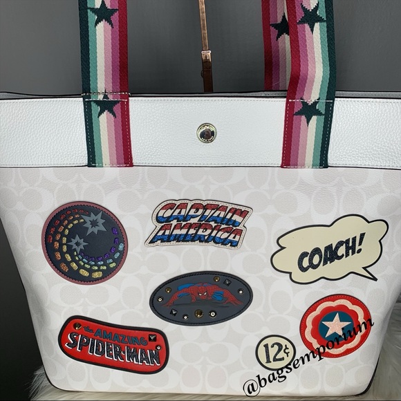 Coach | Bags | Coach X Marvel Large Tote Bag | Poshmark